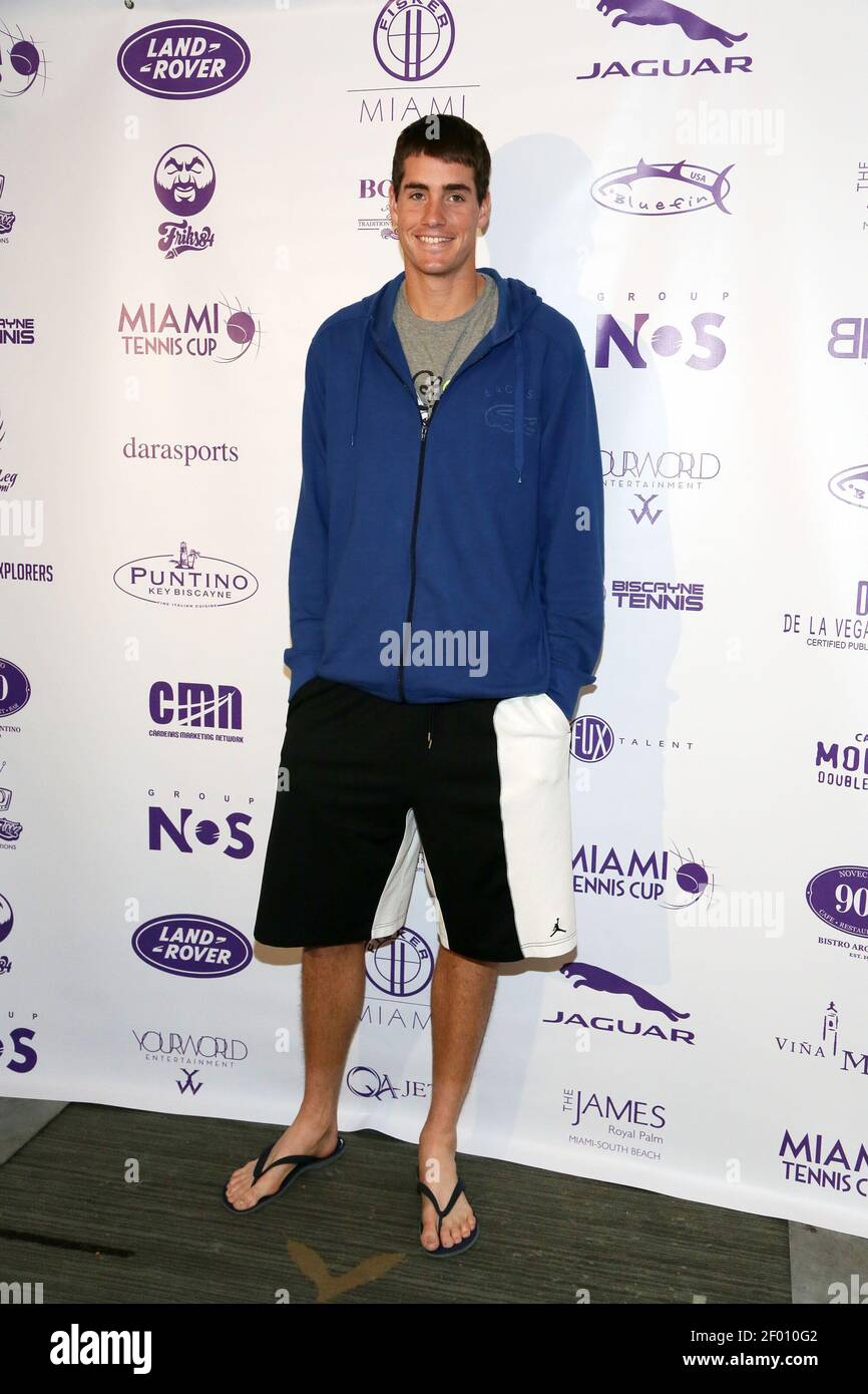 29 November 2012 - Miami Beach, Florida - John Isner attends the Miami ...