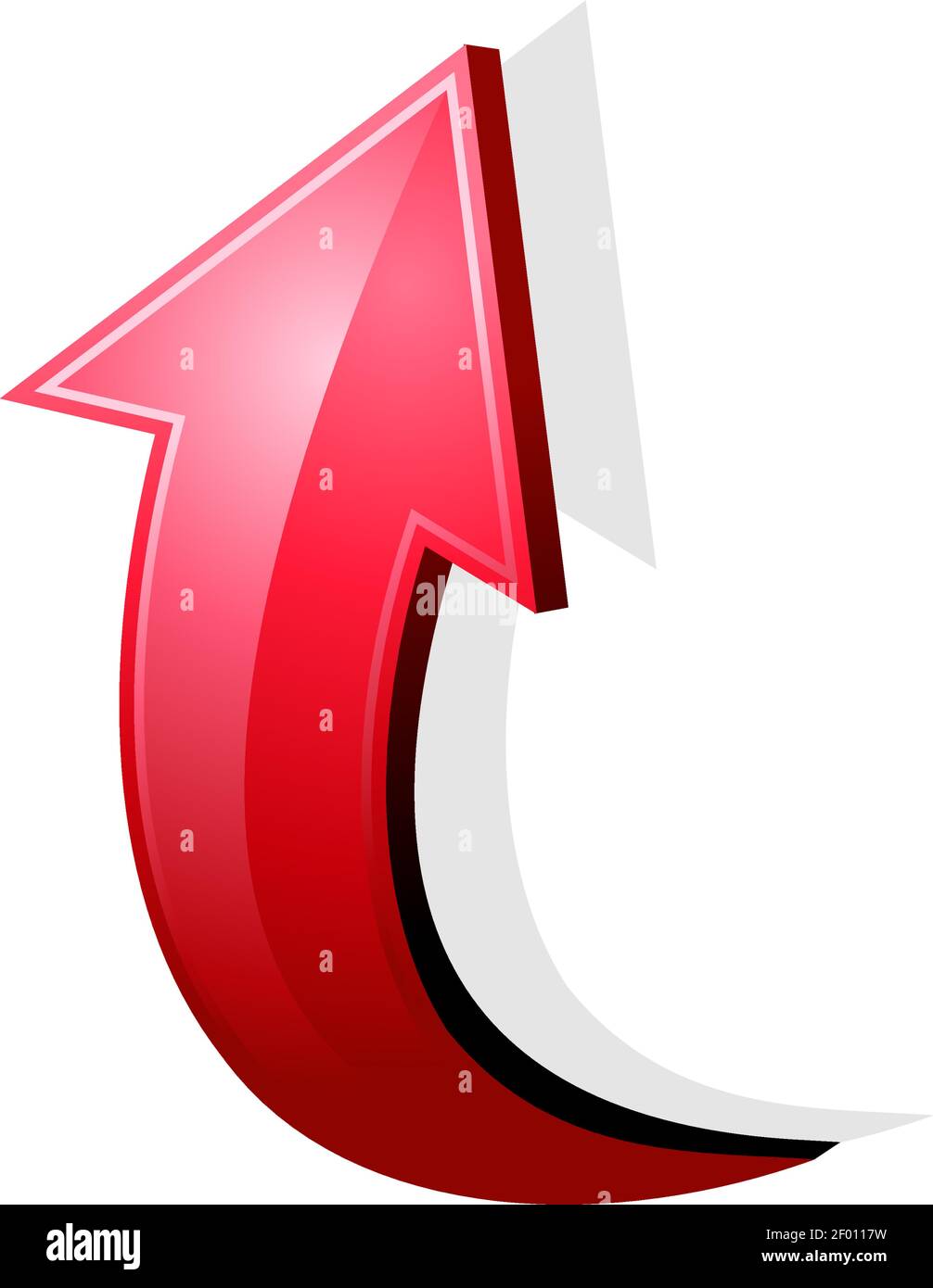 Red arrow pointing right indicator Stock Vector Images - Alamy