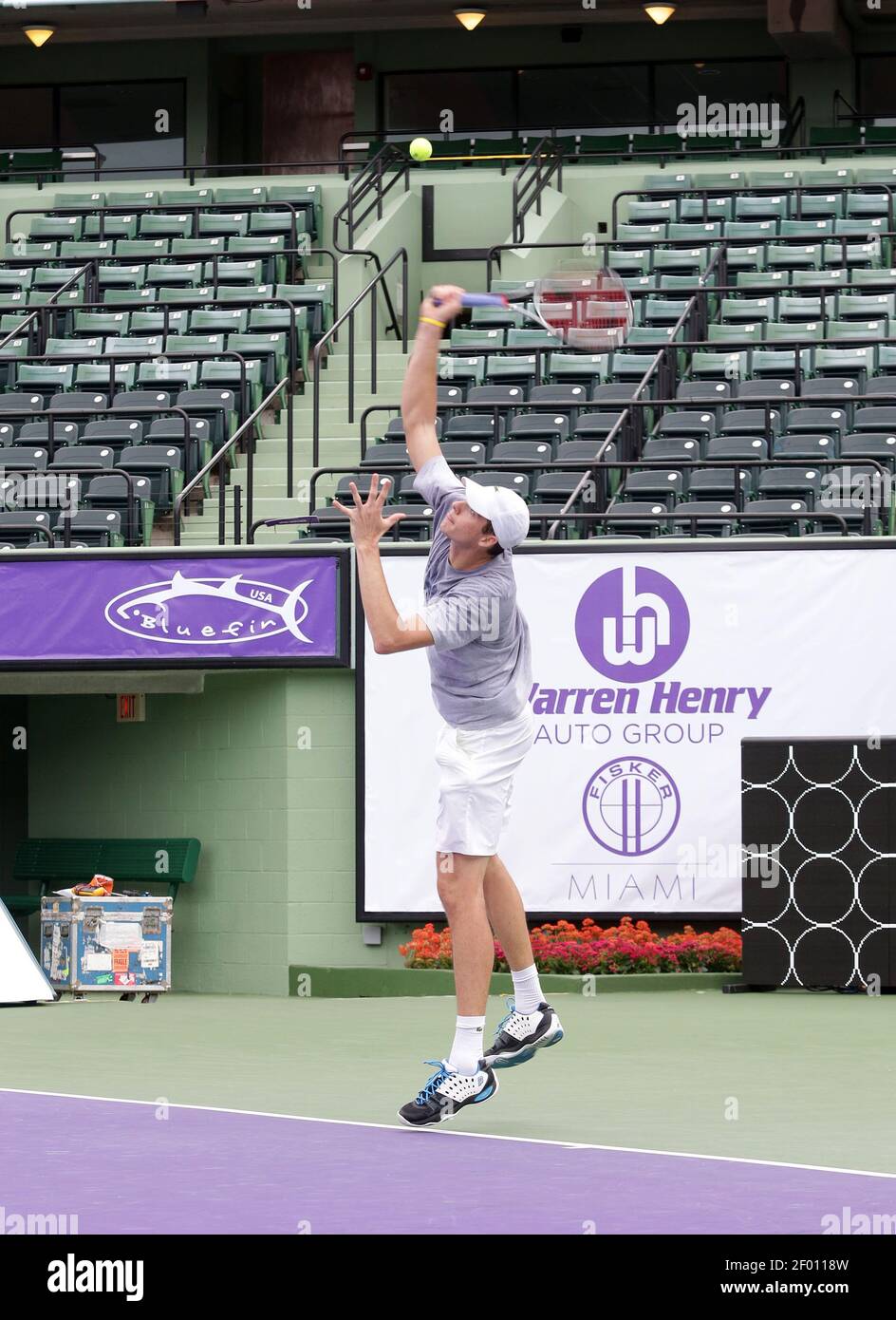 30 November 2012 - Key Biscayne, Florida : John Isner during the Press ...
