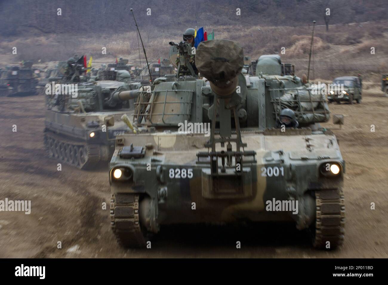 30 November 2012 - Paju, South Korea - South Korean Army participate K ...