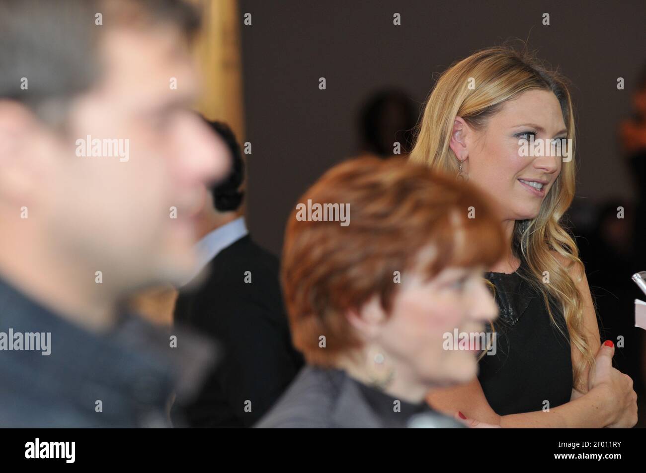 01 December 2012 - Vancouver, B.C., Canada - Anna Torv, right, and ...