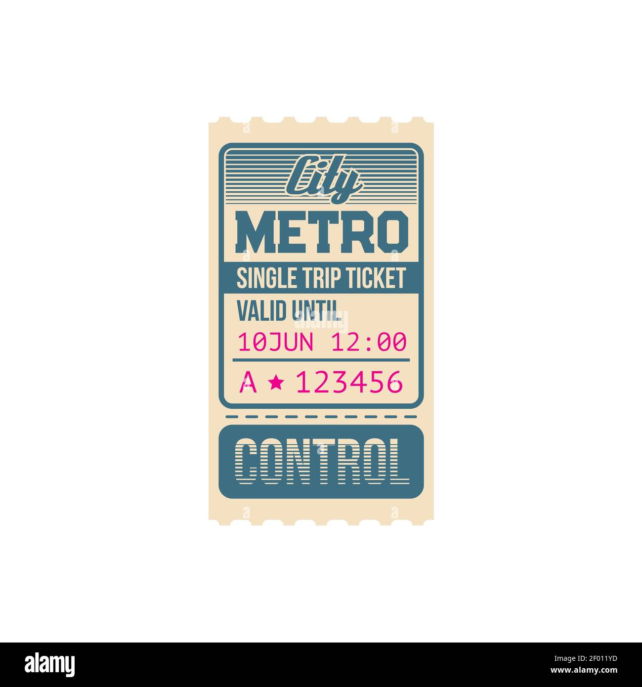 Vintage train ticket stamp hi-res stock photography and images - Alamy