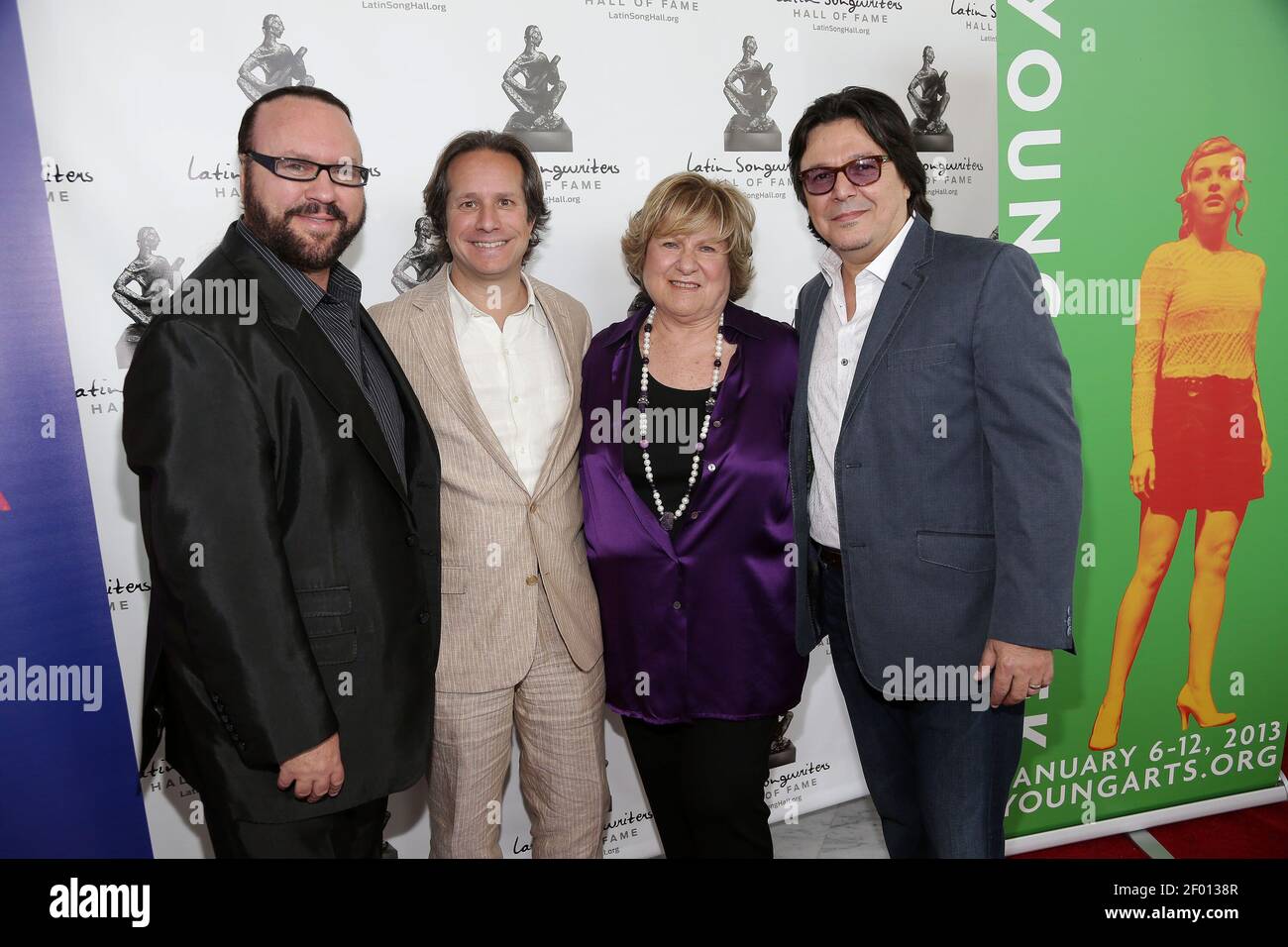 4 December 2012 - Miami, Florida - Desmond Child, Paul Lehr, Lin Arison ...