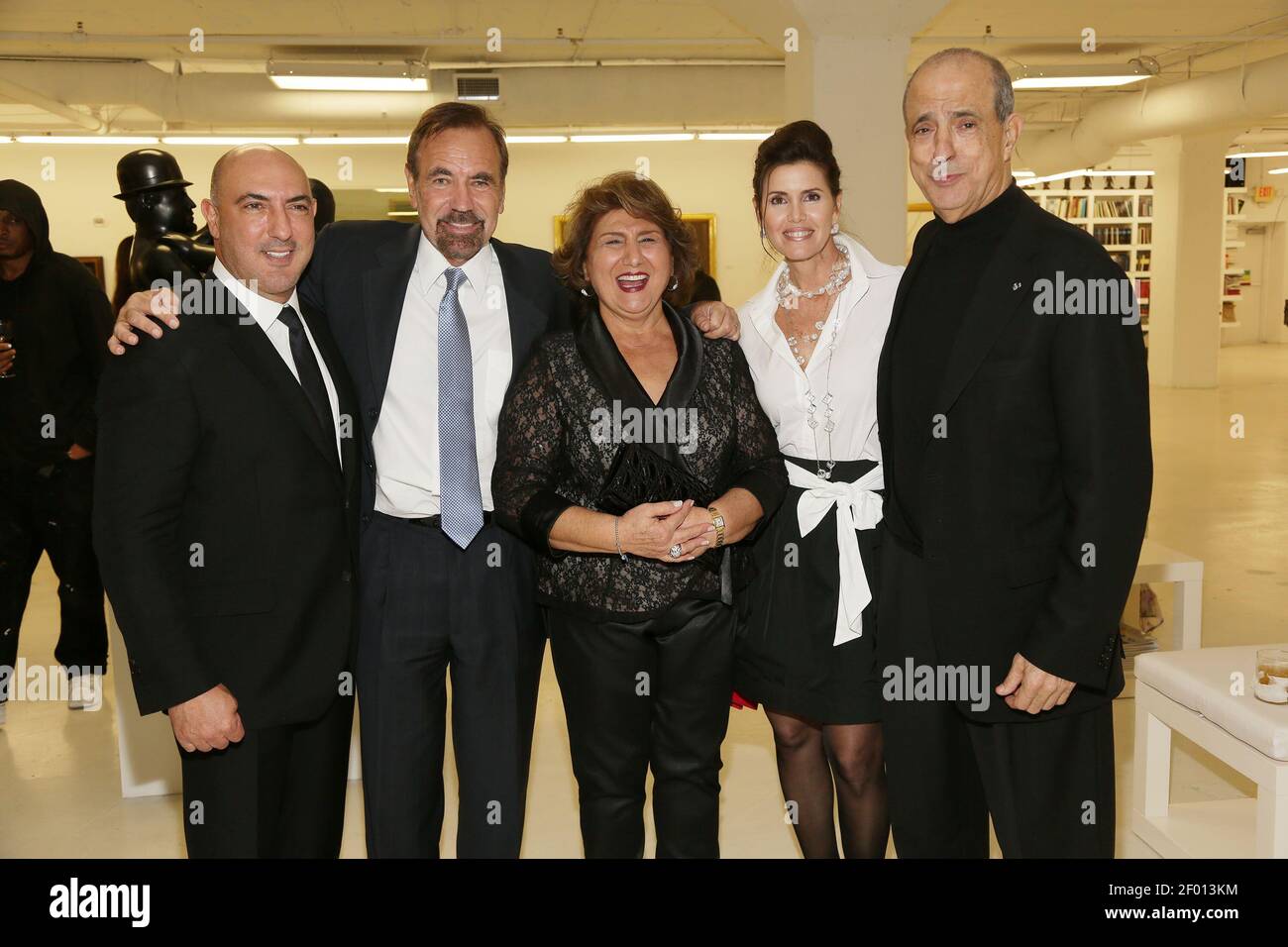4 December 2012 - Miami, Florida : Gary Nader, Jorge Perez, Ivon Nader ...