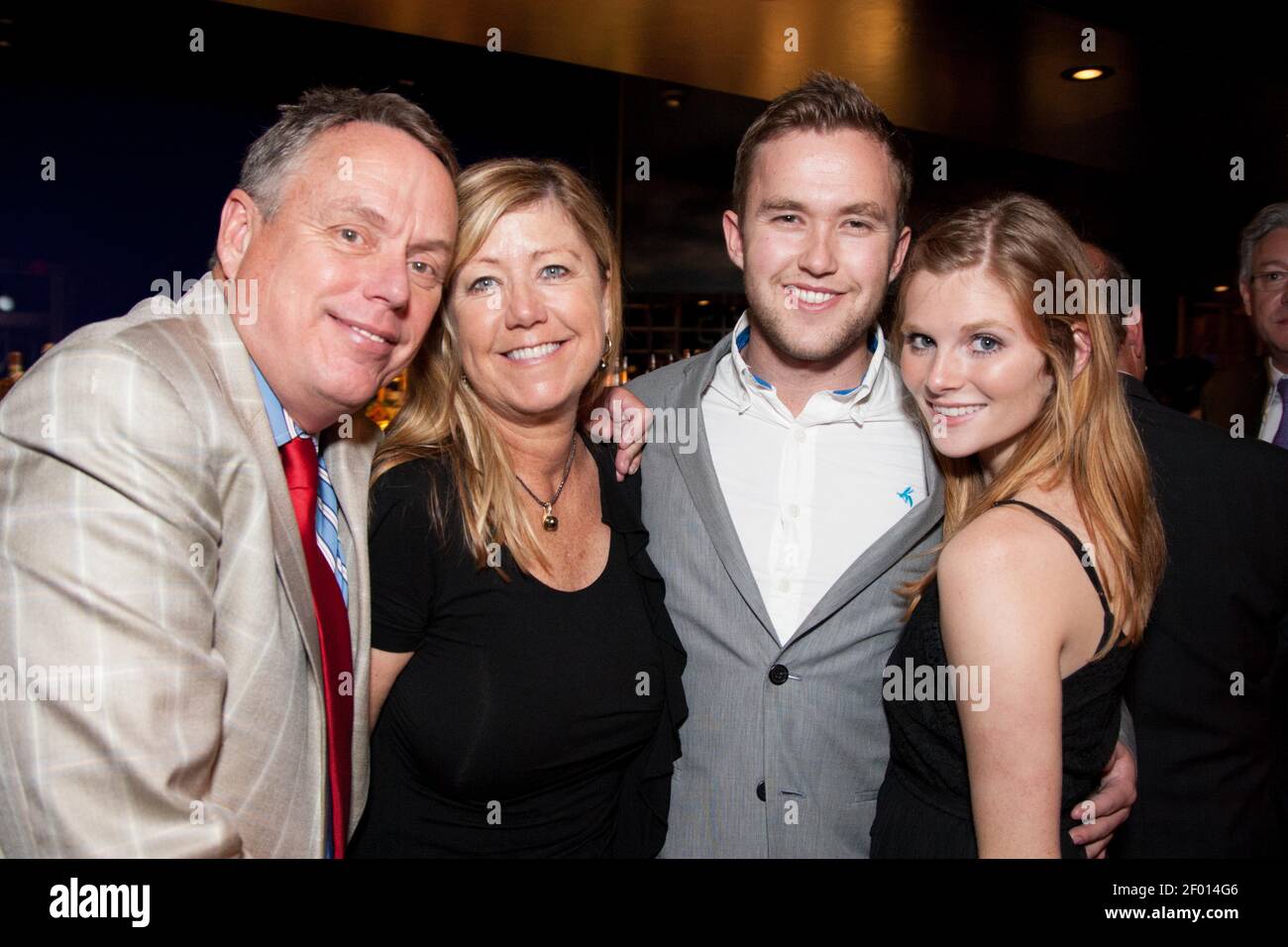 Kent Adamson, Laurie Adamson,Dain Adamson, Sam Driks - 30 November 2012 ...