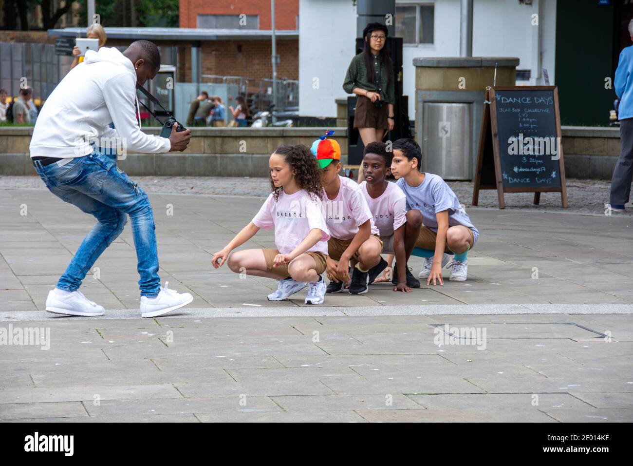 Jukebox Youth Dancers at the Taliesin Dance Days Festival, 2017 Stock ...