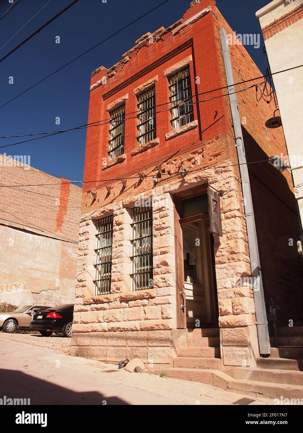 Bisbee, Arizona. An early 20th century mining community in southern ...