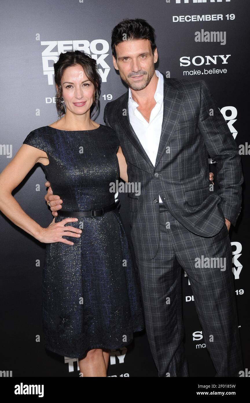 Jessica Collins and Frank Grillo. 10 December 2012, Hollywood ...