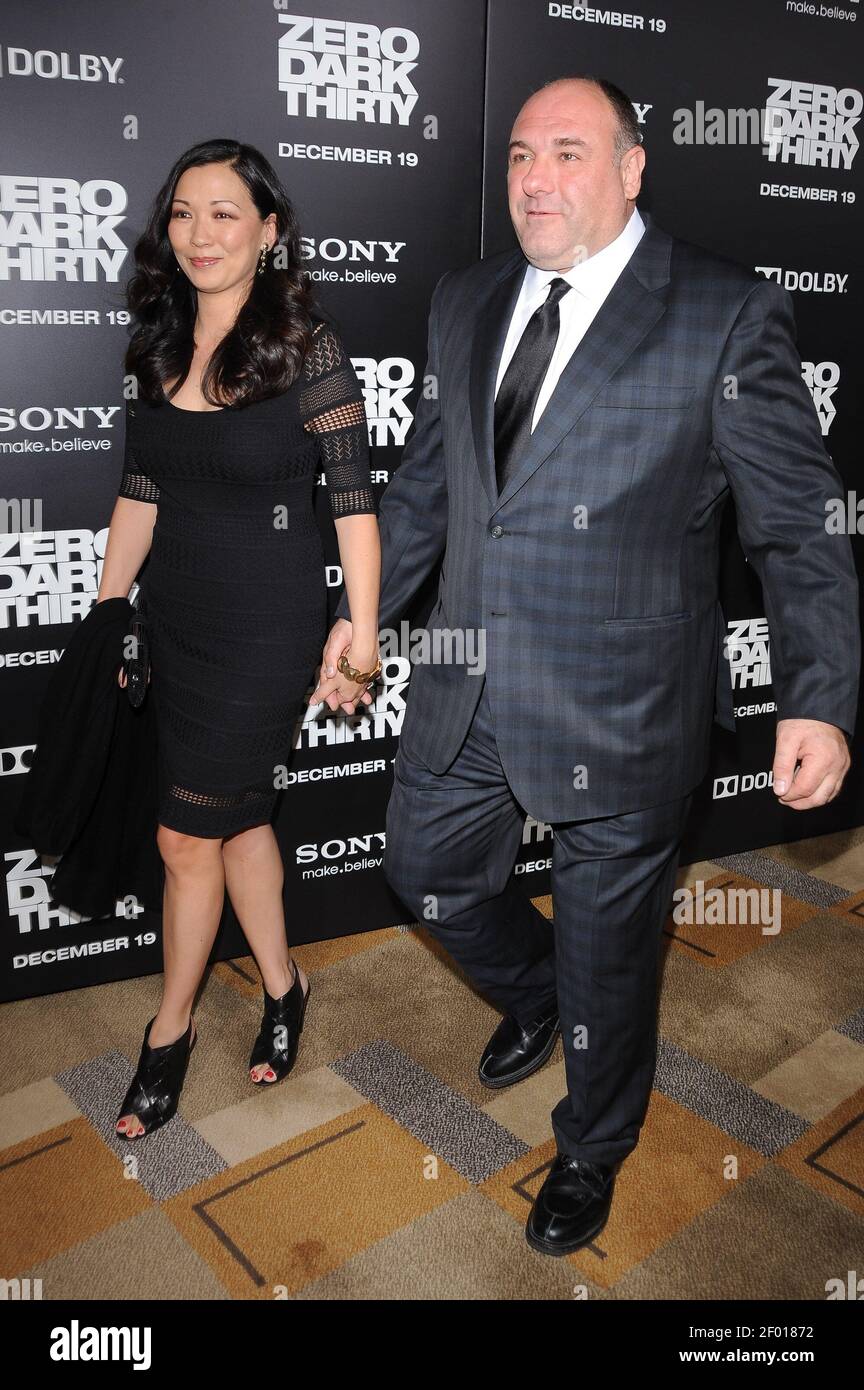 James Gandolfini and Deborah Lin. 10 December 2012, Hollywood ...