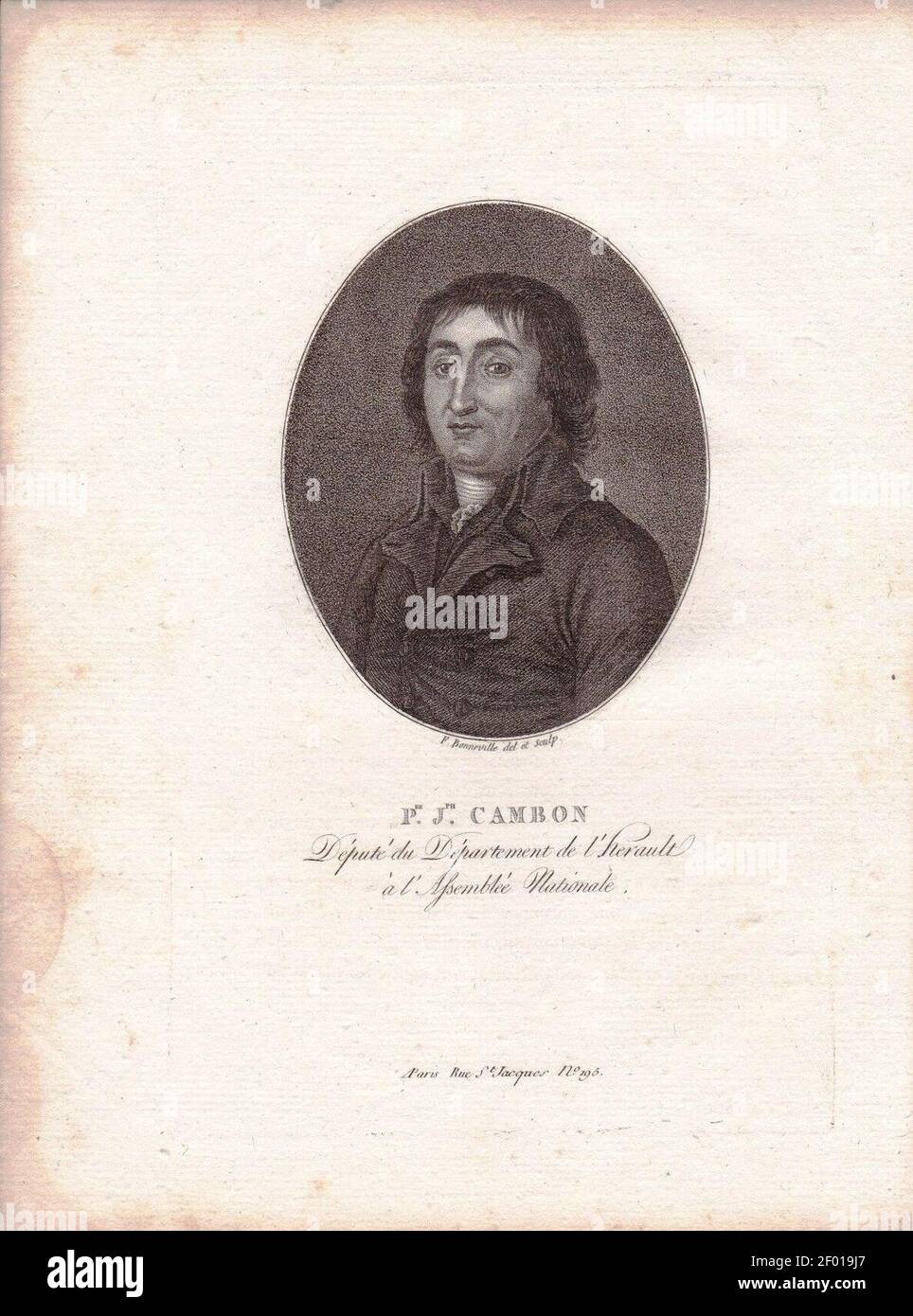 Pierre-Joseph Cambon - François Bonneville Stock Photo - Alamy