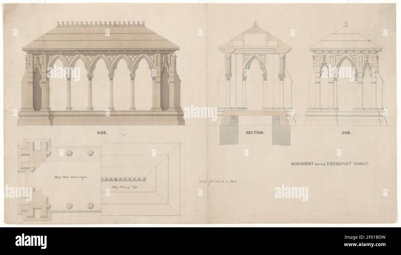 Pierrepont family monument, Green-Wood Cemetery, New York City ...