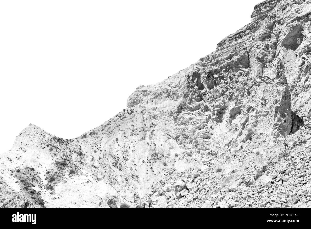 Rock alone in dry bush Stock Photo - Alamy