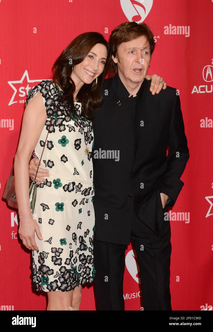Nancy Shevell and Paul Mcartney. 10 February 2012, Los Angeles ...