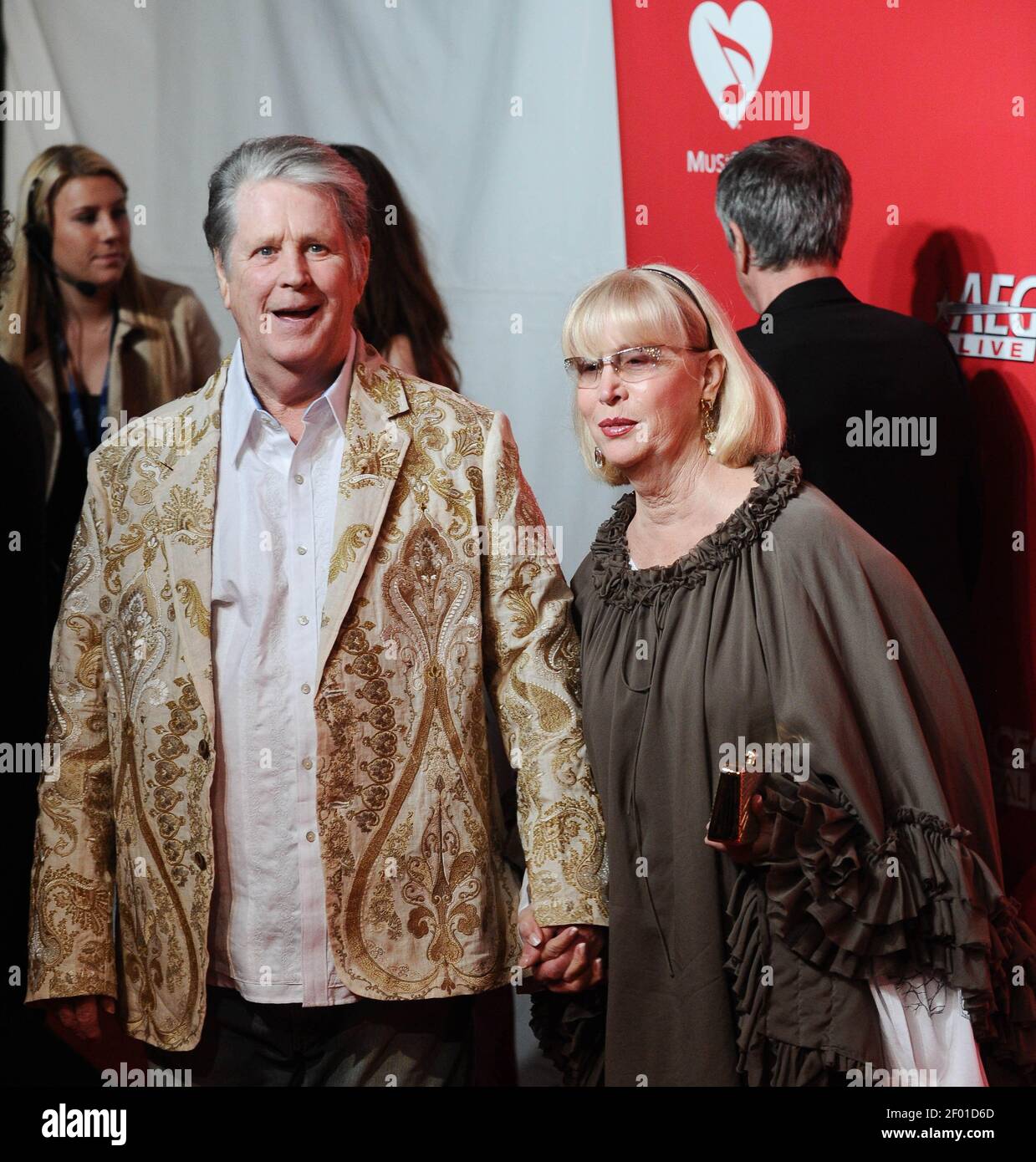 Brian Wilson and wife Melinda Wilson. 10 February 2012, Los Angeles ...