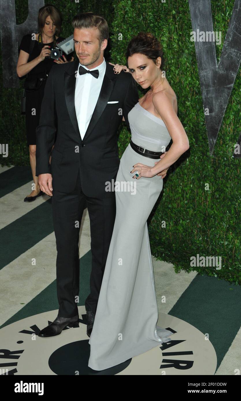 David Beckham and Victoria Beckham - 26 February 2012 - West Hollywood, California - The Vanity ...