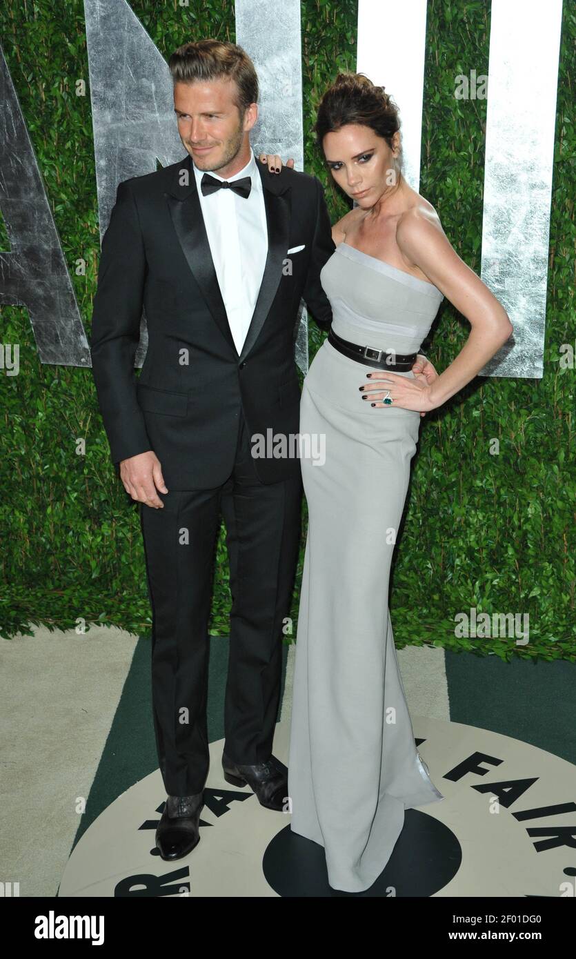 David Beckham and Victoria Beckham - 26 February 2012 - West Hollywood, California - The Vanity ...