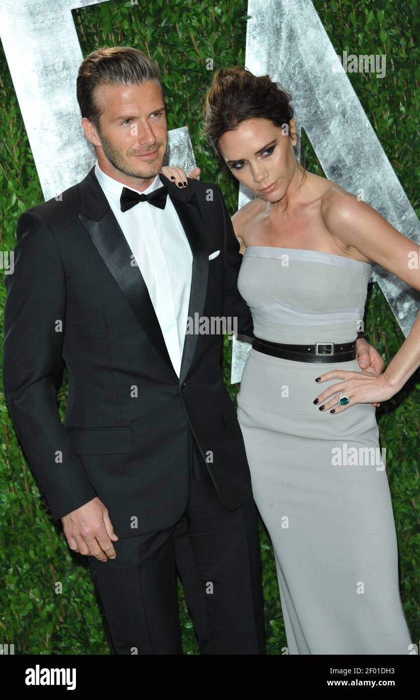 David Beckham and Victoria Beckham - 26 February 2012 - West Hollywood, California - The Vanity ...