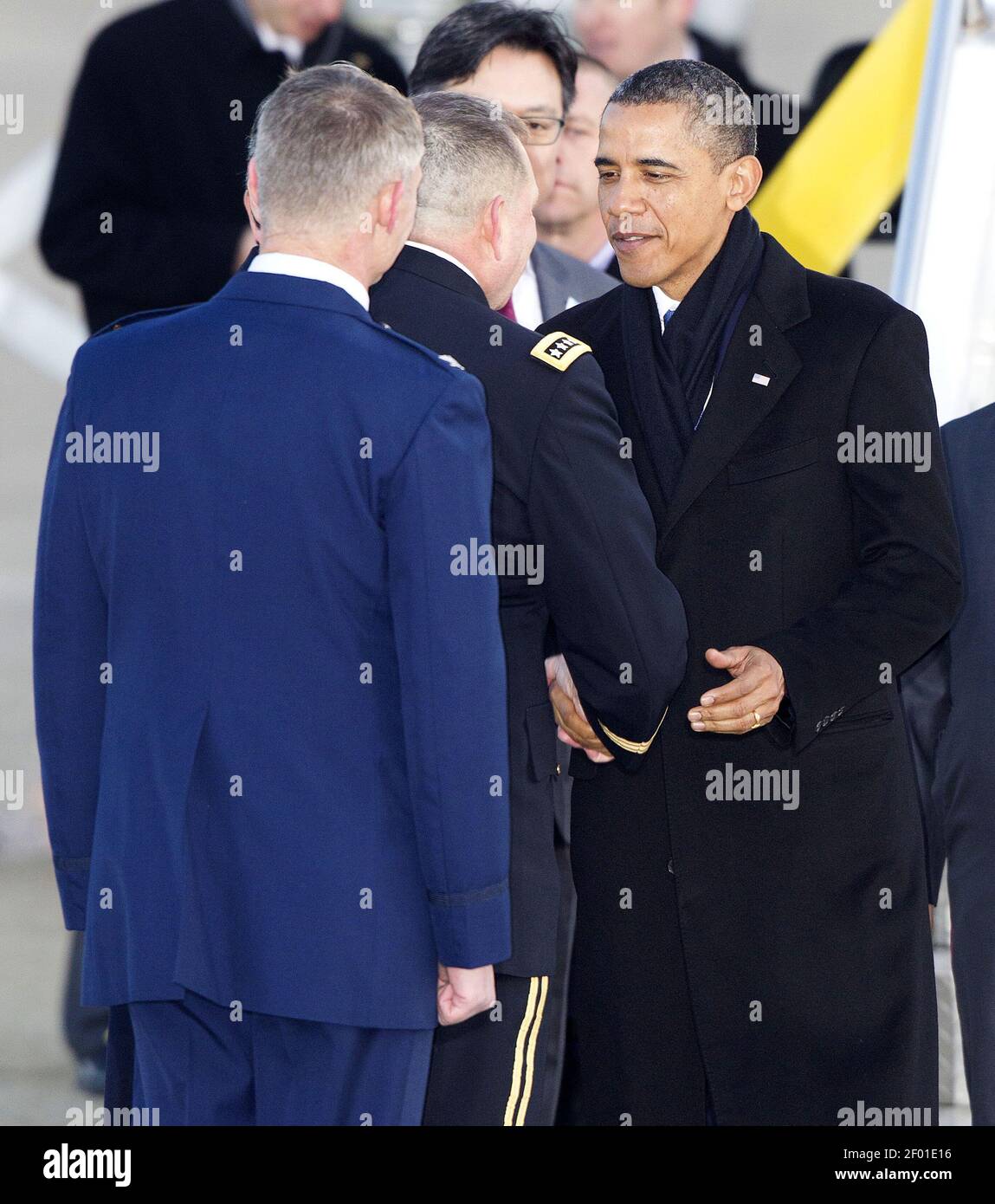 25 March 2012 - Osan, South Korea - U.S. President Barack Obama, (Right ...
