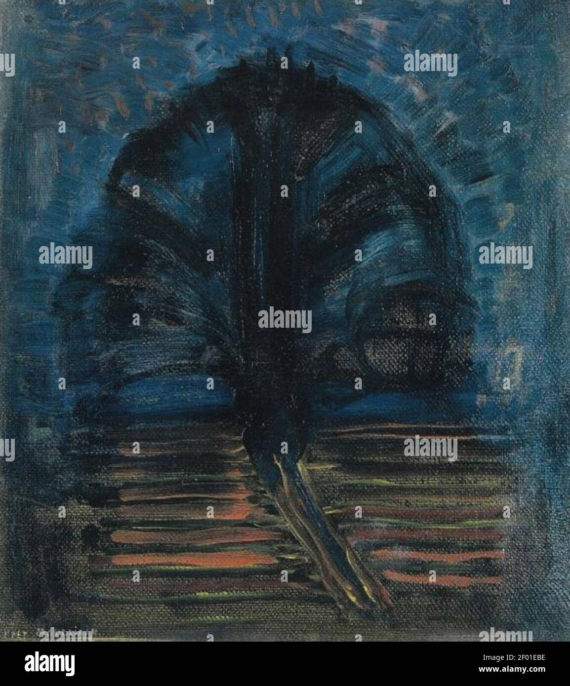 Piet Mondriaan - Blue willow tree II Stock Photo - Alamy