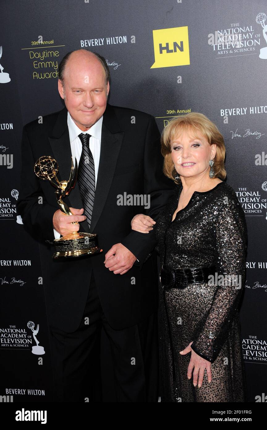Bill Geddie and Barbara Walters. 23 June, 2012, Beverly Hills ...