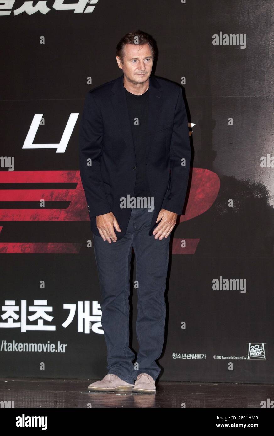 17 September 2012 - Seoul, South Korea : Actor Liam Neeson attends a ...