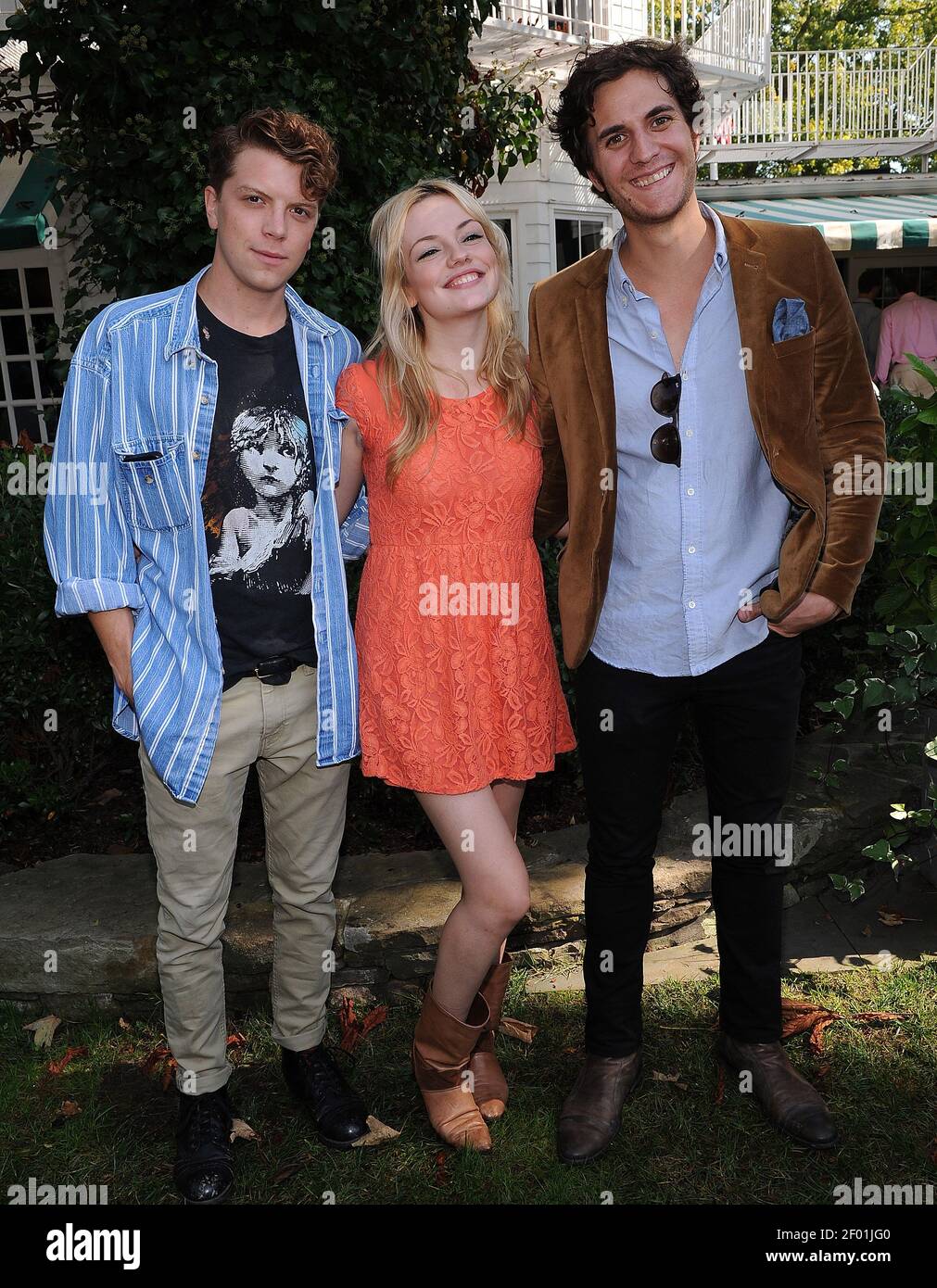 6 October 2012 - East Hampton, NY - (L-R) Actor Michael Seater, actress ...