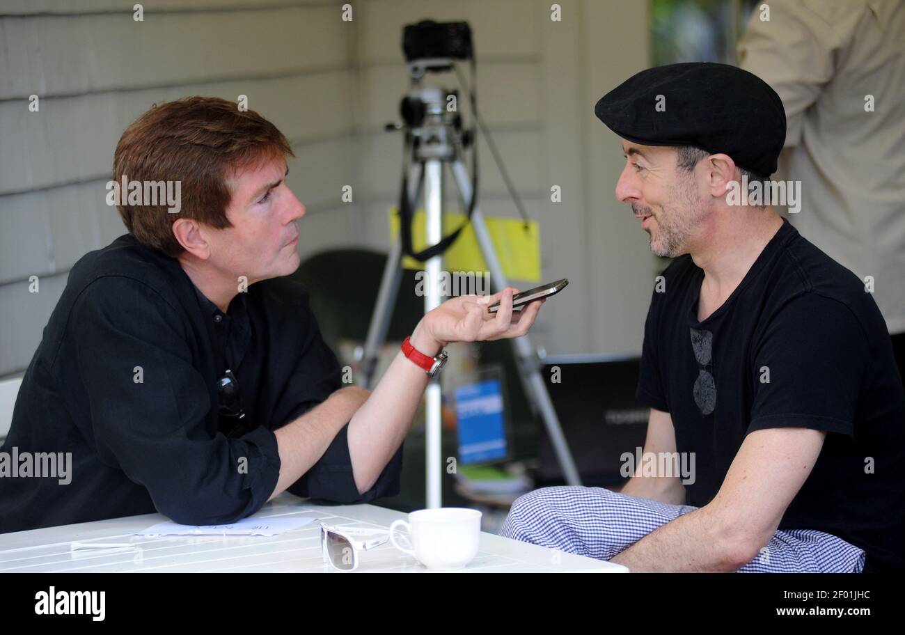 6 October 2012 - East Hampton, NY - Journalist Bill McCuddy and actor ...