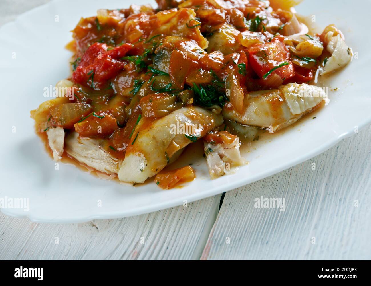 Turkish stew with chicken Stock Photo - Alamy