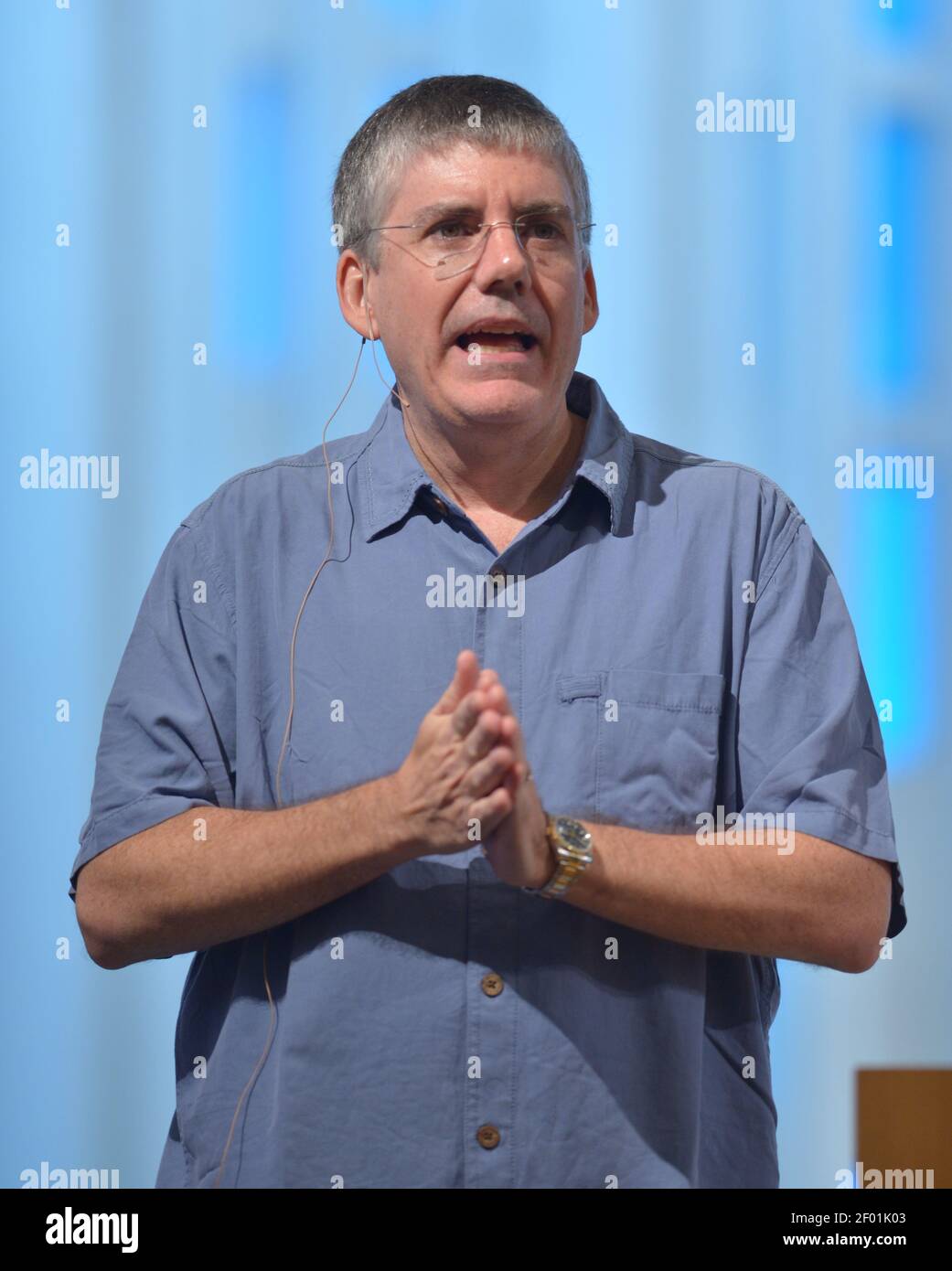 07 OCTOBER 2012: Rick Riordan attend visual presentation based on his ...