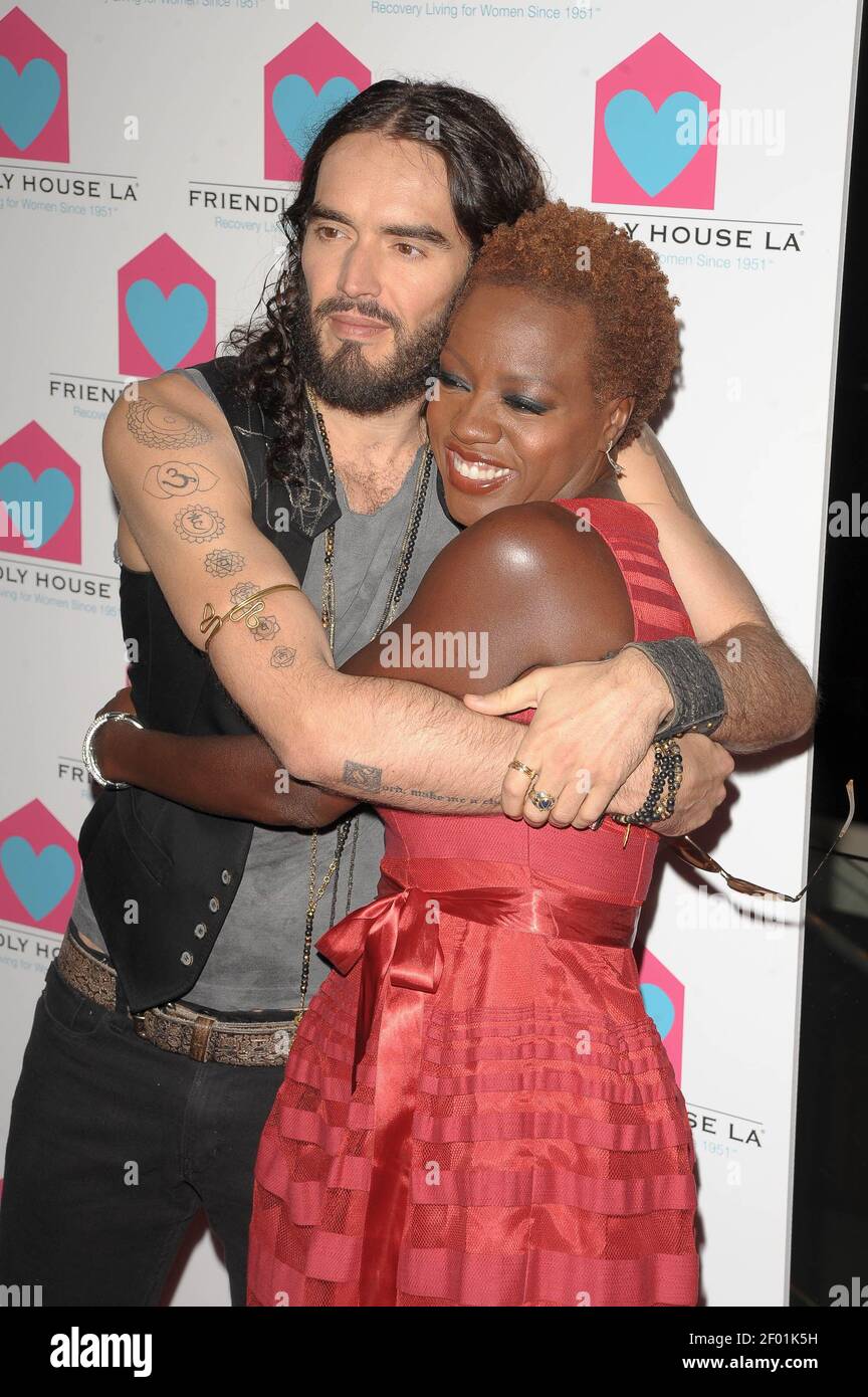 Viola Davis and Russell Brand. 27 October 2012, Beverly Hills ...