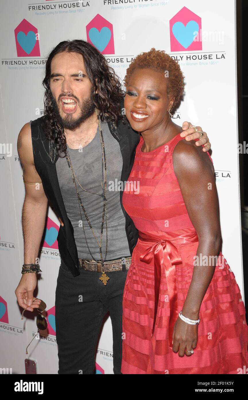 Viola Davis and Russell Brand. 27 October 2012, Beverly Hills ...