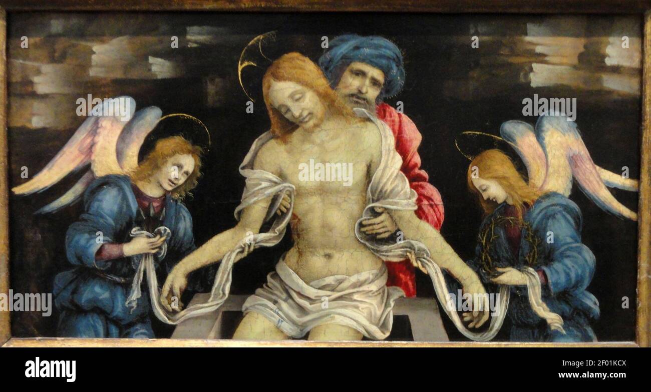 Pieta (The Dead Christ Mourned by Nicodemus and Two Angels), Filippino ...