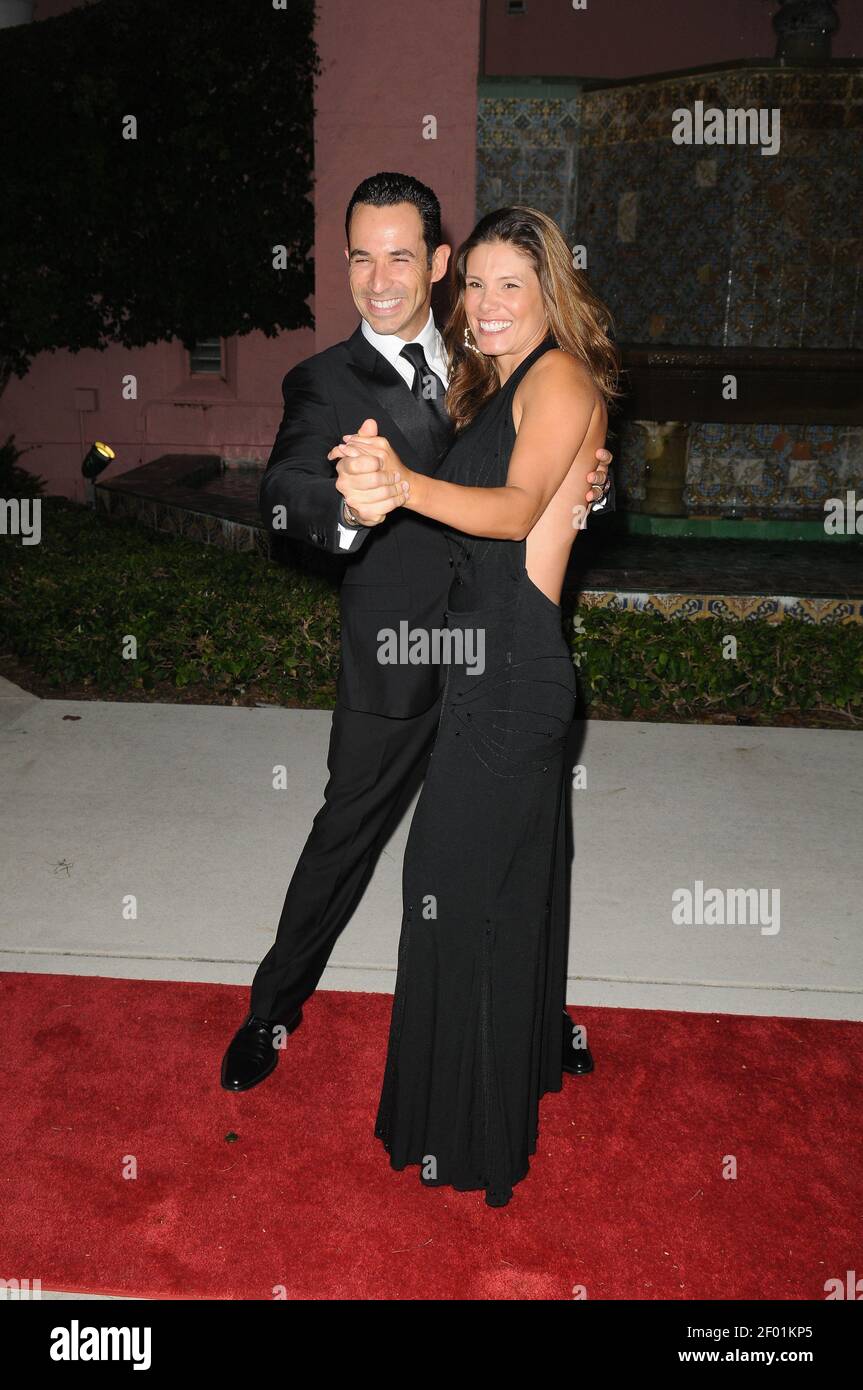 27 OCTOBER 2012: : Helio Castroneves and Adriana Henao arrives at 23rd ...