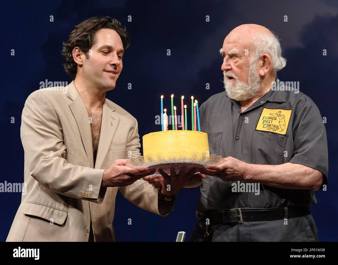 15 November 2012 - New York, New York - Paul Rudd, Ed Asner. Paul Rudd ...