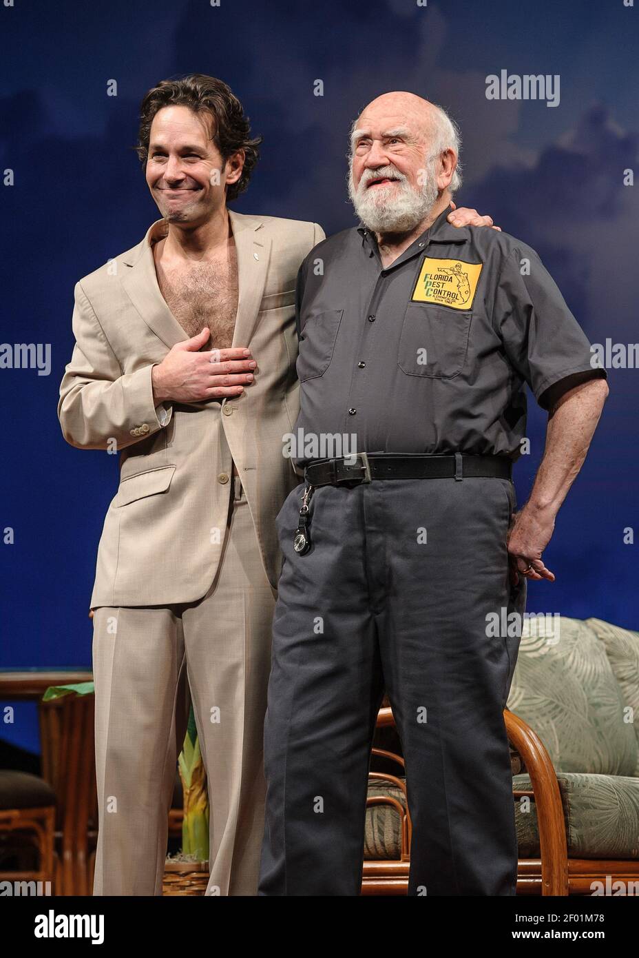 15 November 2012 - New York, New York - Paul Rudd, Ed Asner. Paul Rudd ...