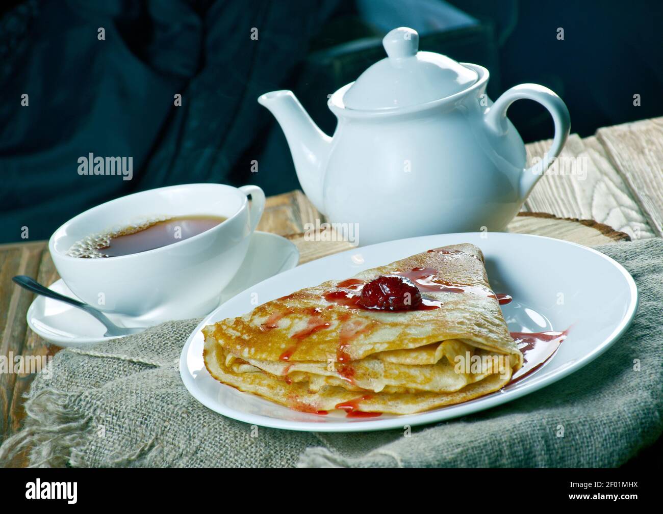 Russian breakfast hi-res stock photography and images - Alamy