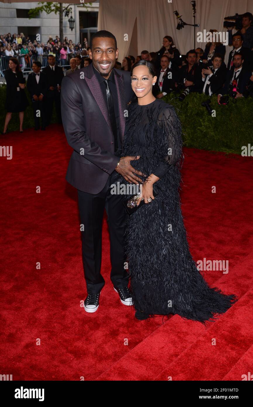 Alexis Welch and Amare Stoudemire - Costume Institute Gala "Punk: Chaos ...