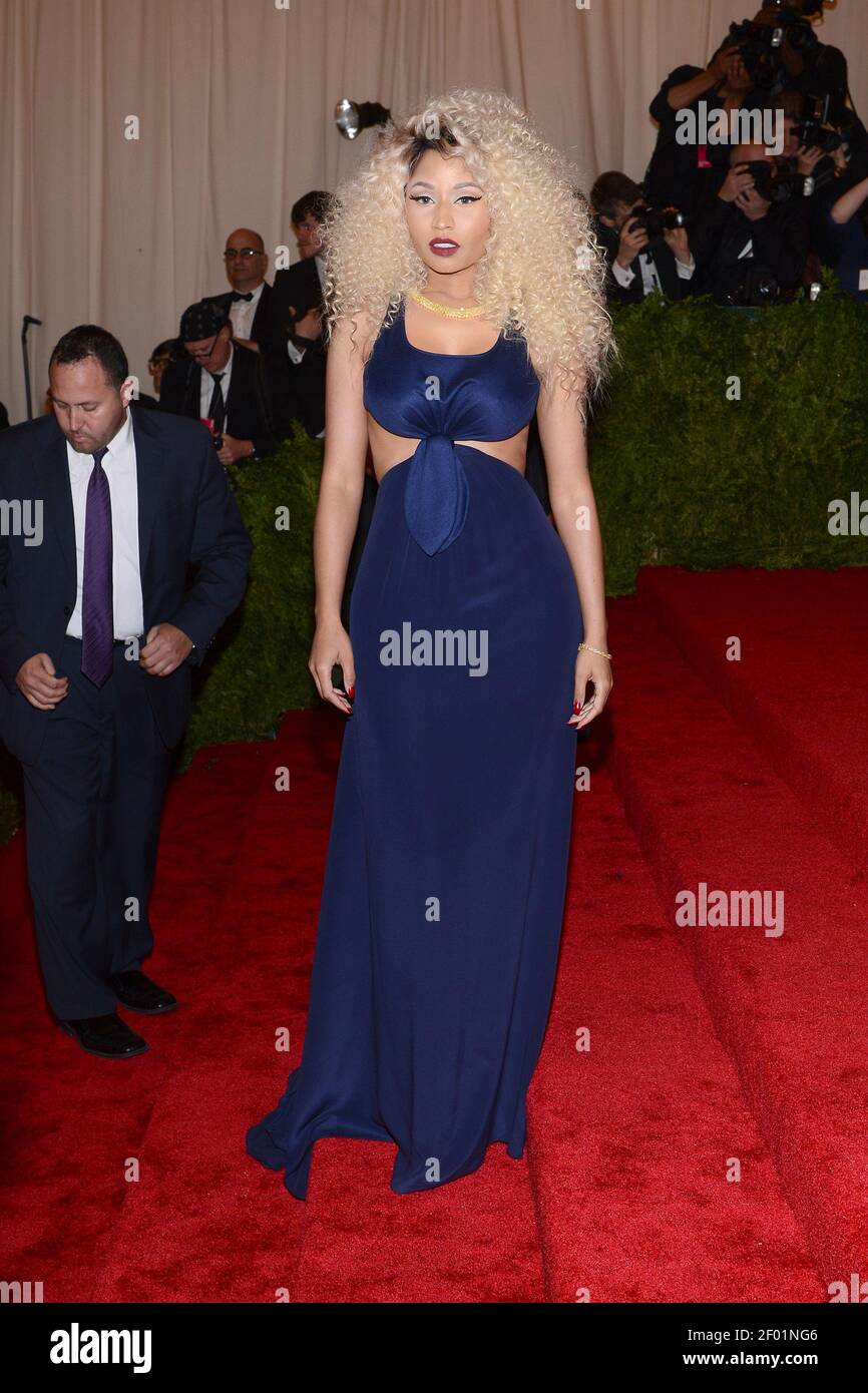 Nicki Minaj - Costume Institute Gala "Punk: Chaos to Couture" Red ...