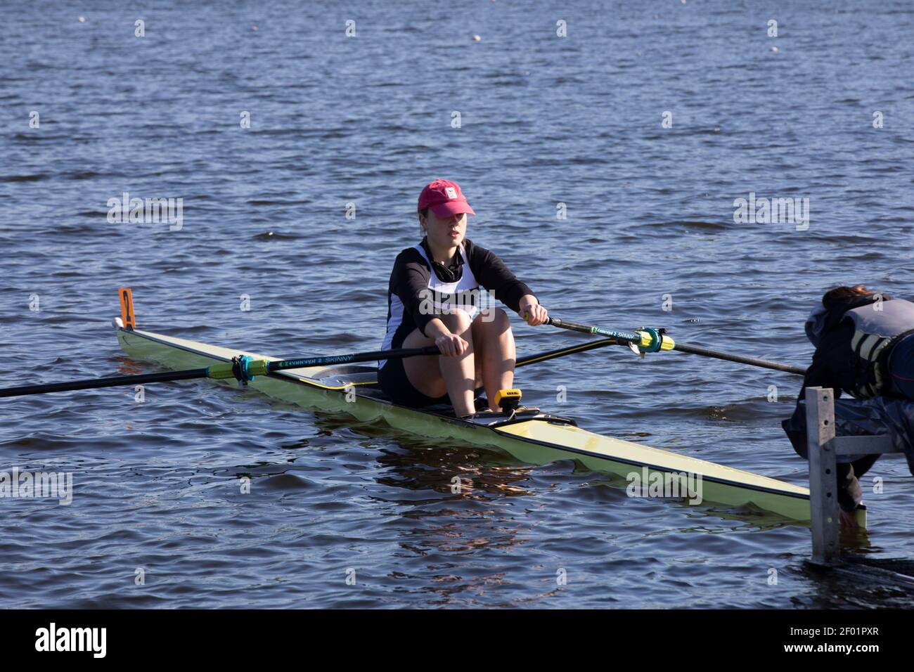 Goavaert Caitlin pictured during the B-final of the women's single ...