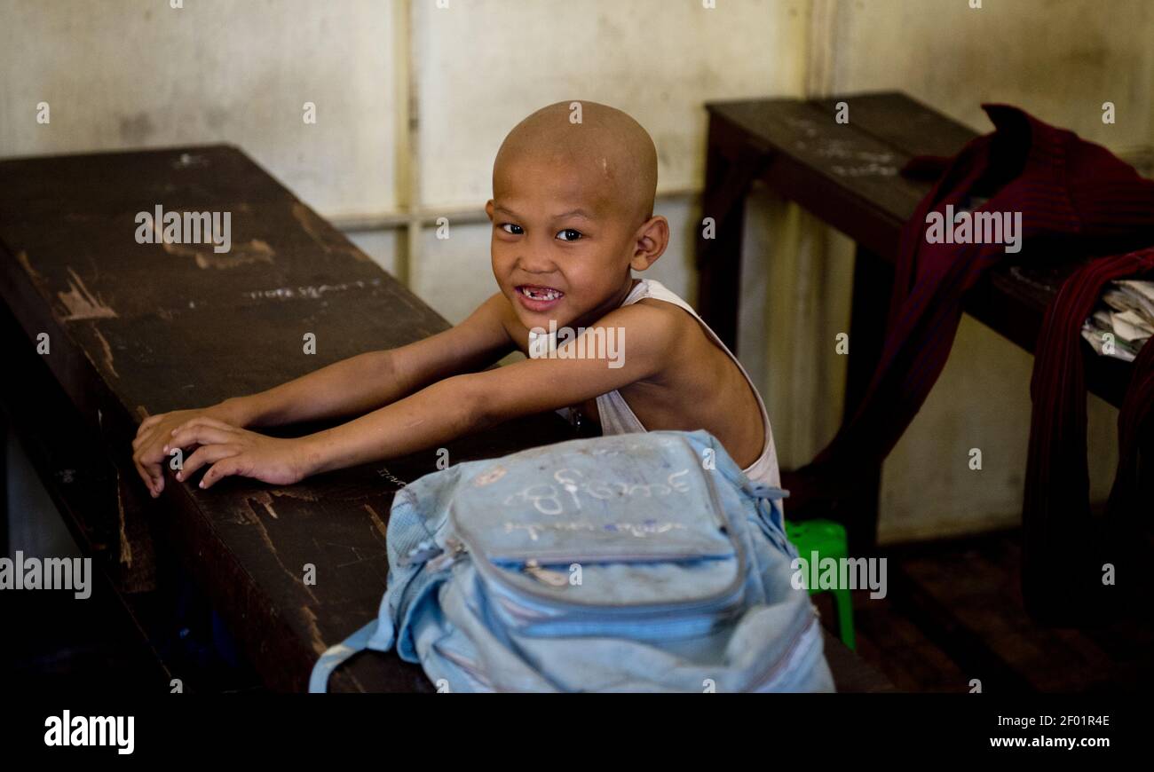 The daily life in an orphanage in Yangon, Myanmar. (Photo by Robin ...