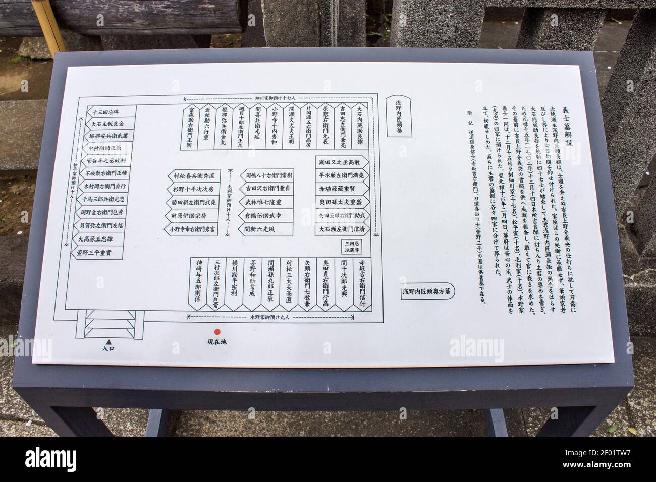 Tokyo, Japan. Sengaku-ji, a Soto Zen Buddhist temple. Final resting ...