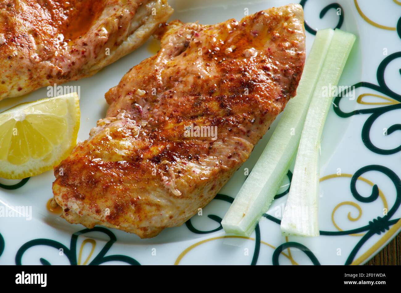 Jordanian Grilled Chicken Stock Photo - Alamy