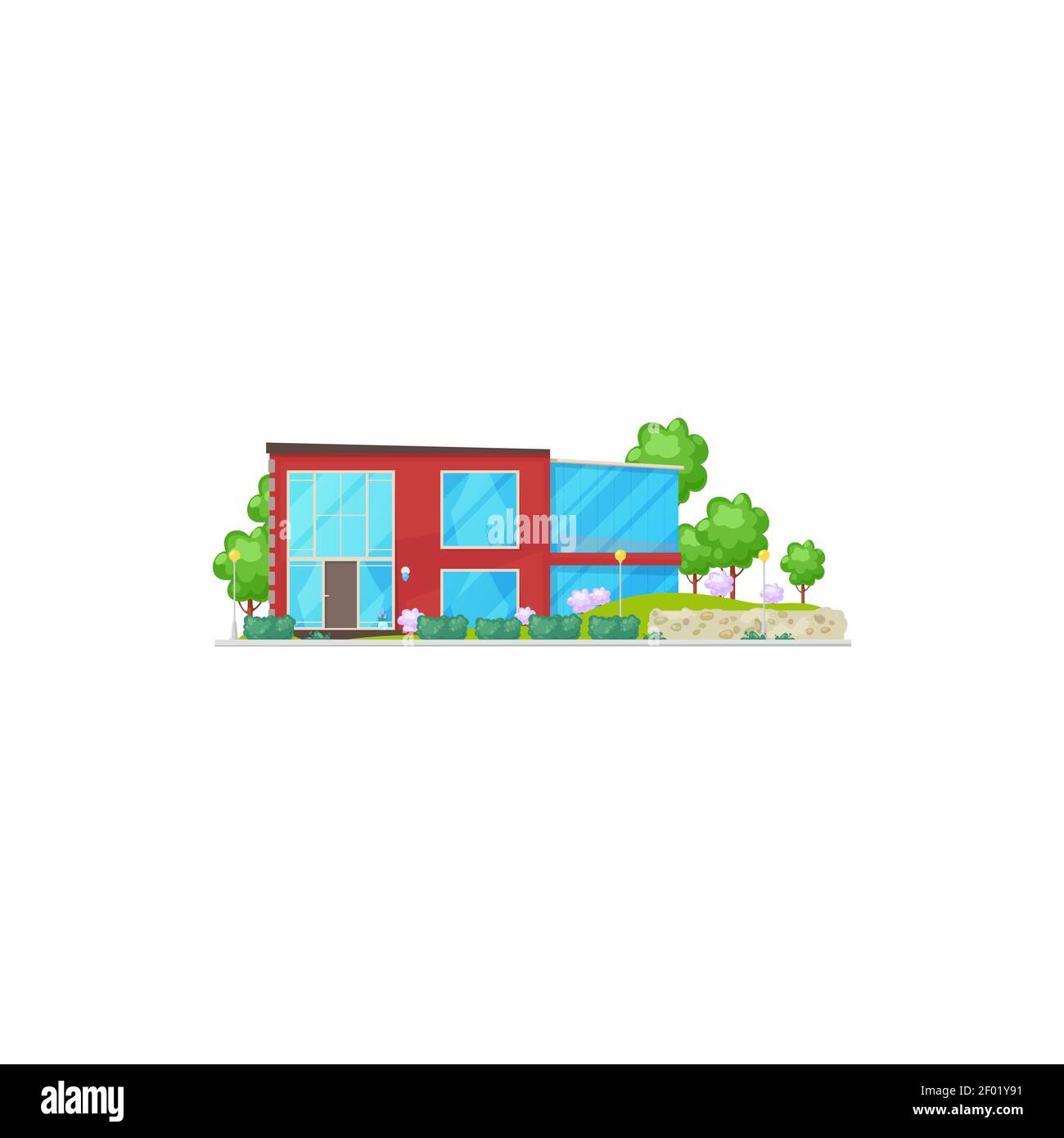 Modern exterior wall lamp Stock Vector Images - Alamy