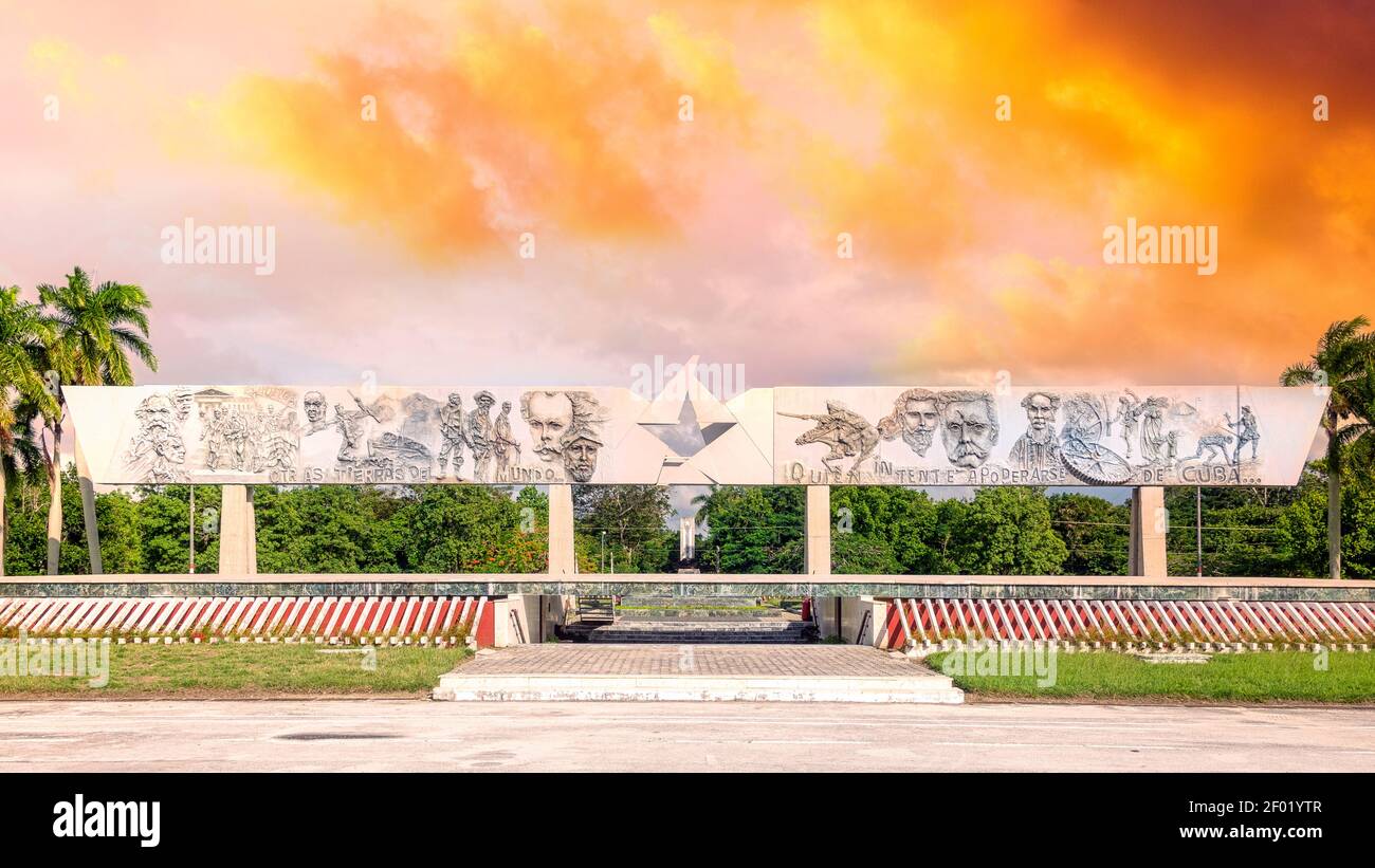 Revolution Square, Holguin, Cuba Stock Photo - Alamy
