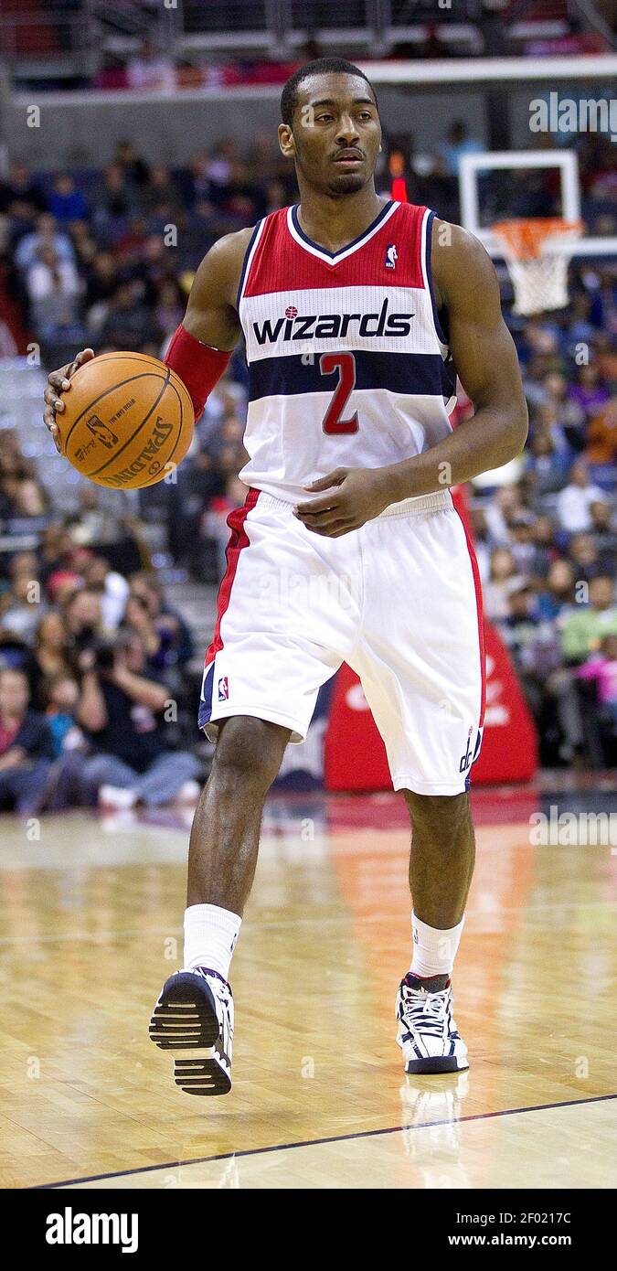 Washington Wizards point guard John Wall (2) during their game against ...