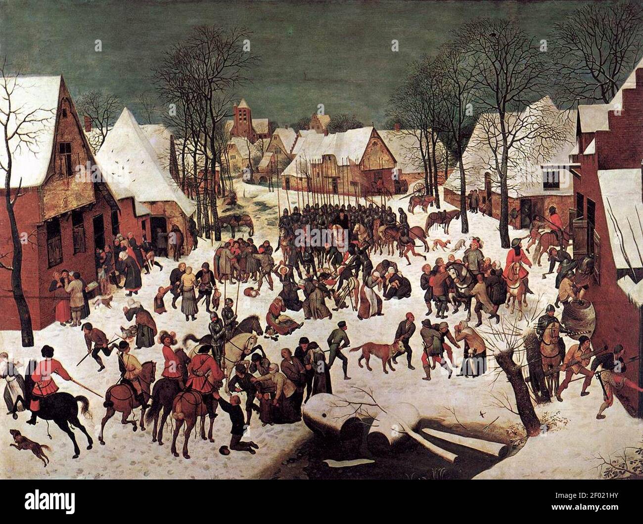 Pieter Bruegel the Elder - The Massacre of the Innocents Stock Photo ...