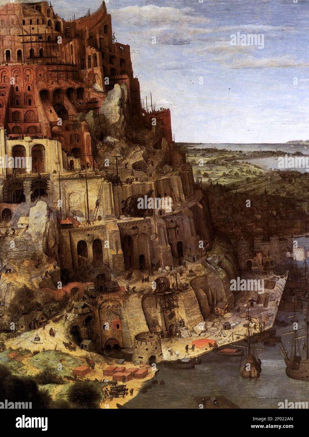 Pieter Bruegel the Elder - The Tower of Babel (detail Stock Photo - Alamy