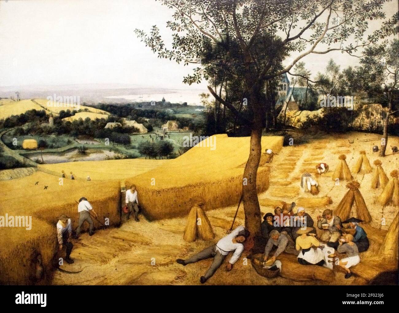 Pieter Bruegel the Elder- The Corn Harvest (August Stock Photo - Alamy