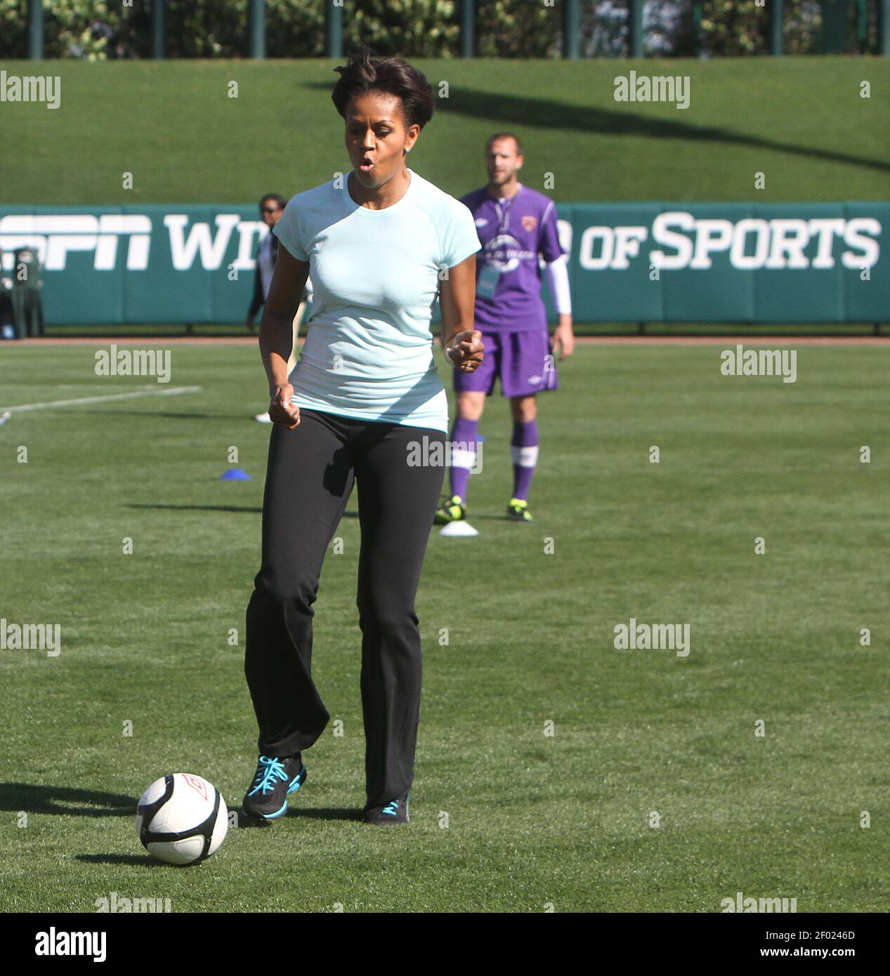 Obama Playing Soccer