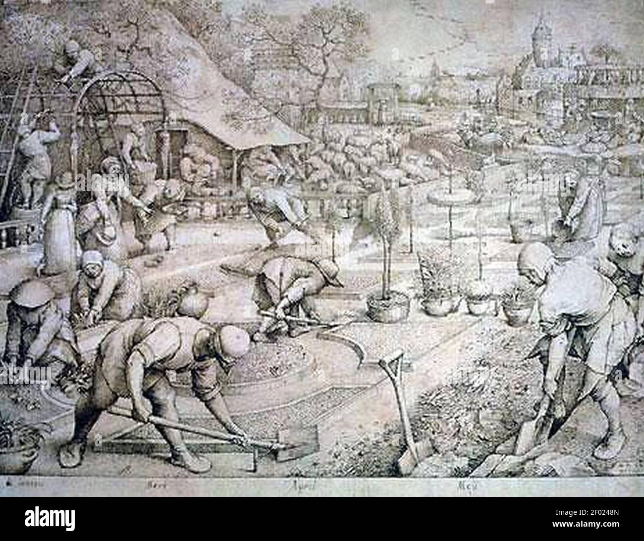 Pieter Bruegel the Elder- The Seasons - Spring Stock Photo - Alamy